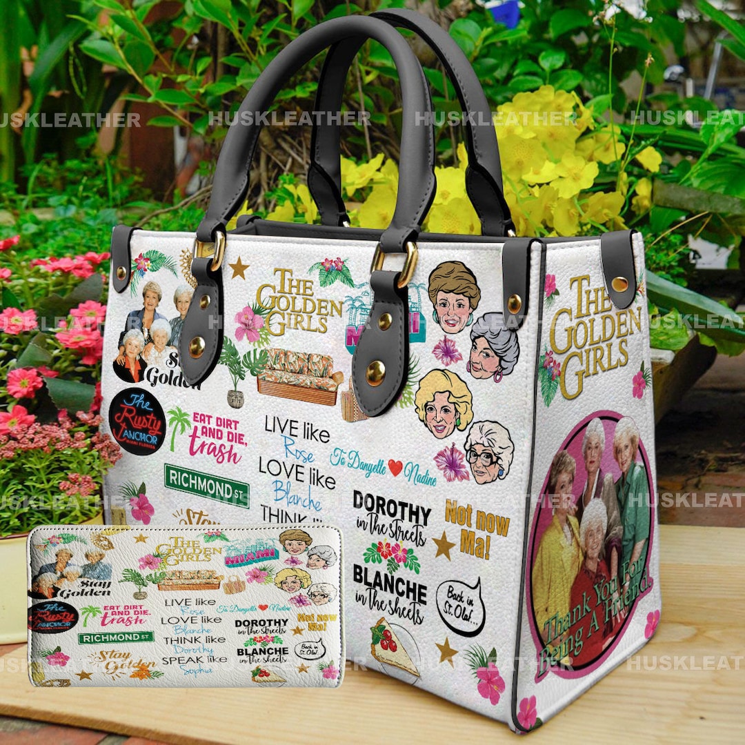 The Golden Girls Lover Handbag, the Golden Girls Music Women Leather ...