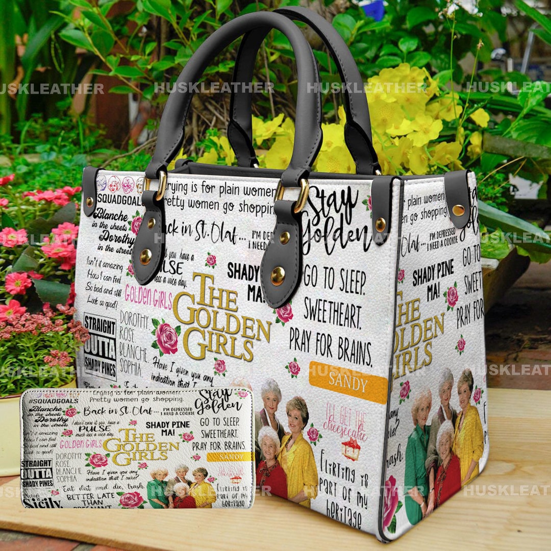 The Golden Girls Music Women Leather Handbag, the Golden Girls Lover ...