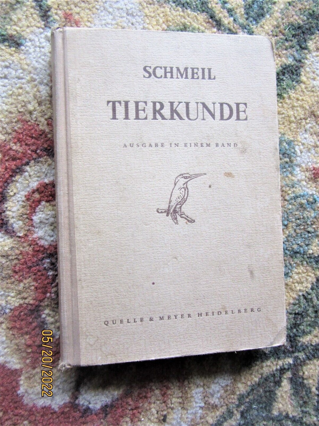 Zoology HB Book Written German 1956 Schmiel Illustrated Tierkunde - Etsy