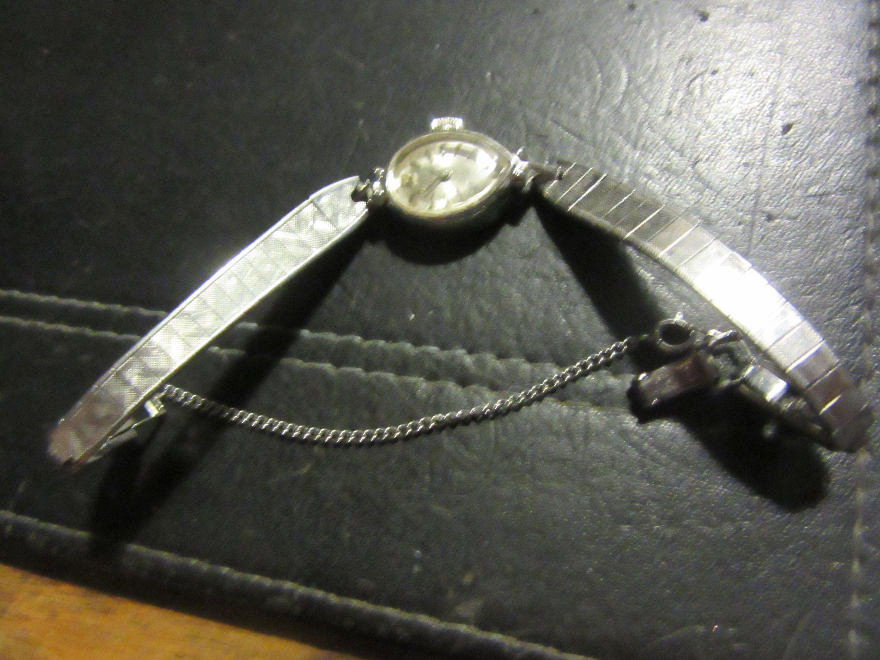 Mid Century Wristwatch Tear Drop Shape 17 Jewel Watch Waltman Jewelry ...
