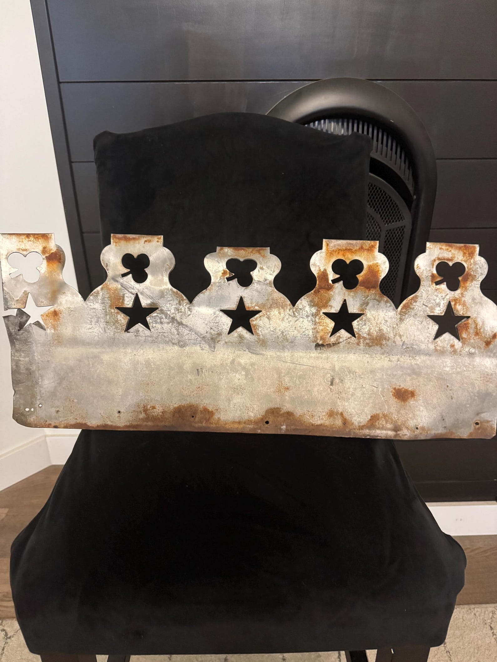 Antique Victorian Roof Crestings Clover and Heart Cut Out Gingerbread ...