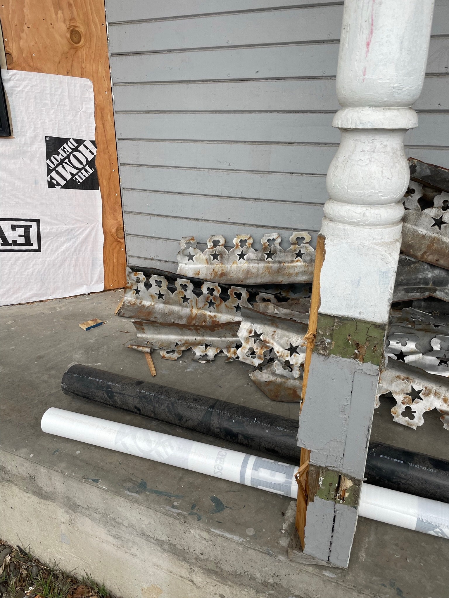 Antique Victorian Roof Crestings Clover and Heart Cut Out Gingerbread ...