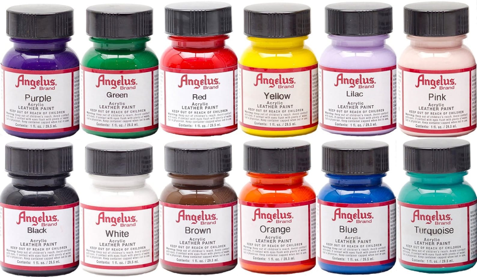 Angelus Acrylic Leather Paint Starter Kits - Etsy