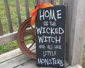 Wicked Witch Sign | Etsy
