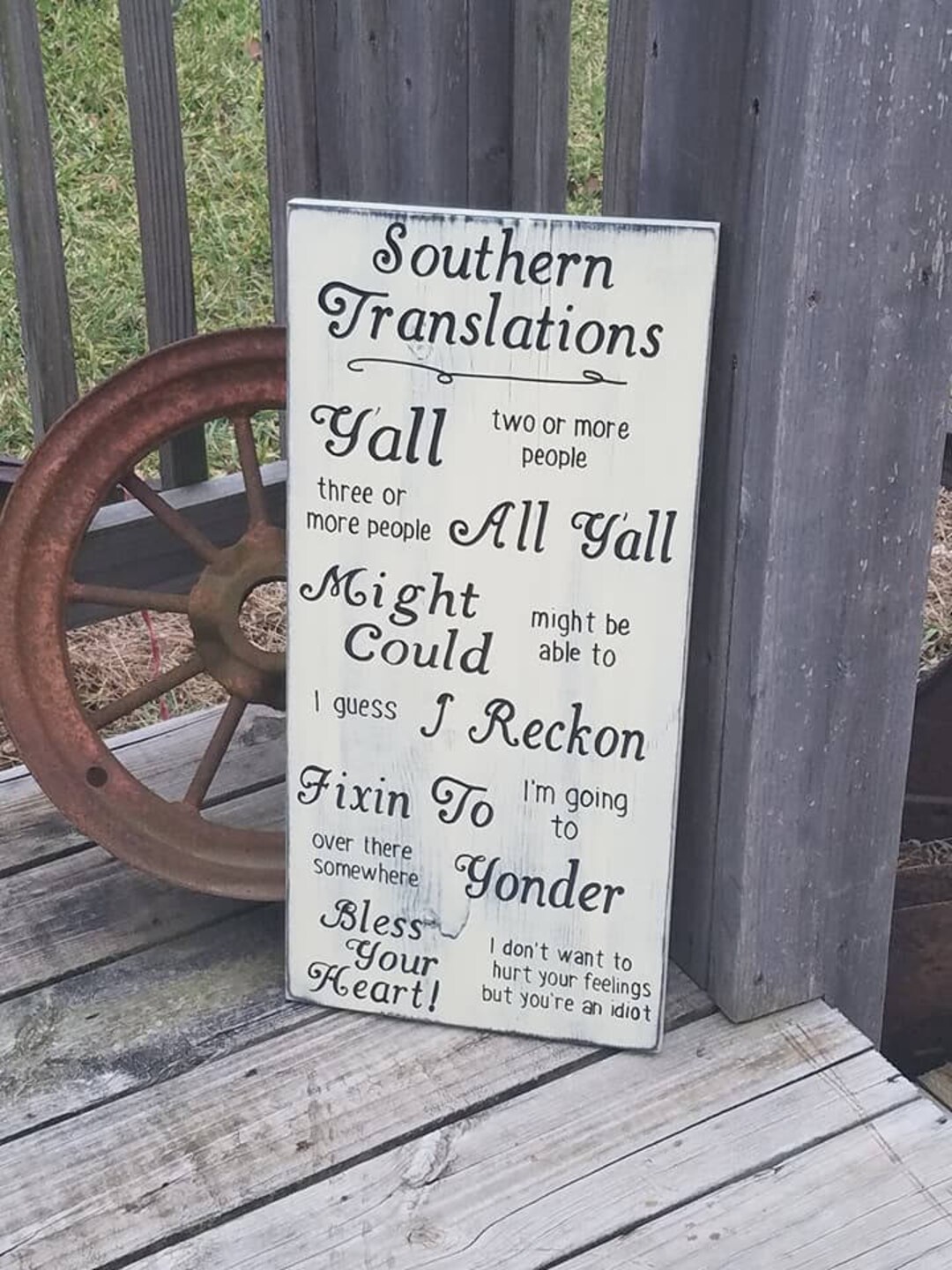 Southern Translation Sign - Southern Wall Sign - Southern Wall Decor ...