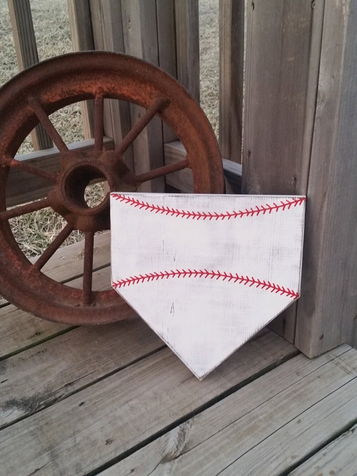 Blank Home Plate Sign Baseball Wall Decor Do It Yourself | Etsy