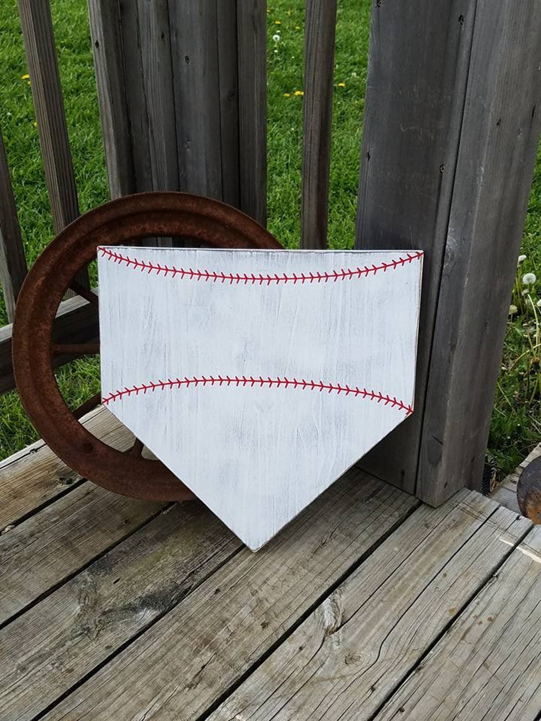 Large Blank Home Plate Sign - Baseball Wall Decor - Do It Yourself DIY ...
