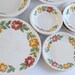 Shenandoah Ware Plates and Bowls/ Pottery Florals Serving Plates and ...