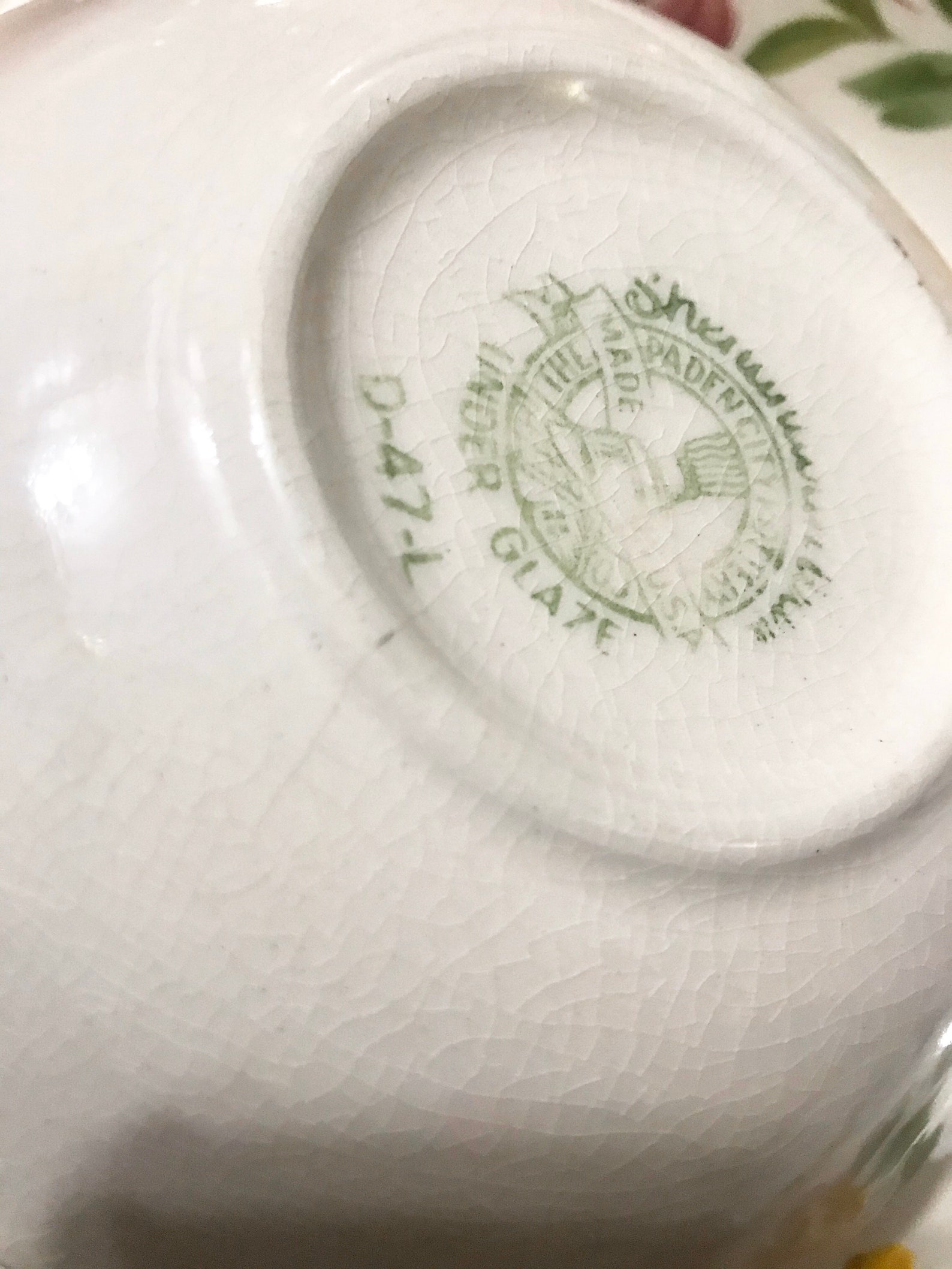 Shenandoah Ware Plates and Bowls/ Pottery Florals Serving Plates and ...