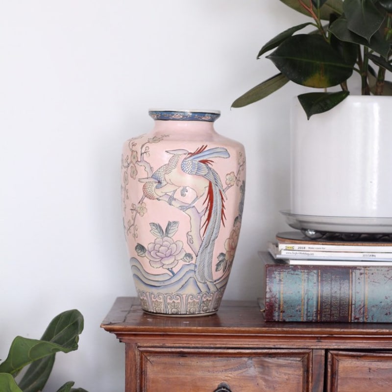Vintage Pastel Vase - Etsy