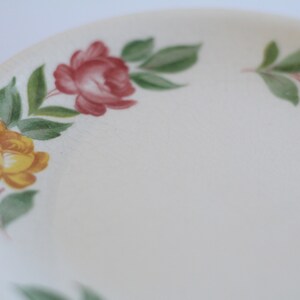 Shenandoah Ware Plates and Bowls/ Pottery Florals Serving Plates and ...