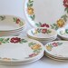 Shenandoah Ware Plates and Bowls/ Pottery Florals Serving Plates and ...