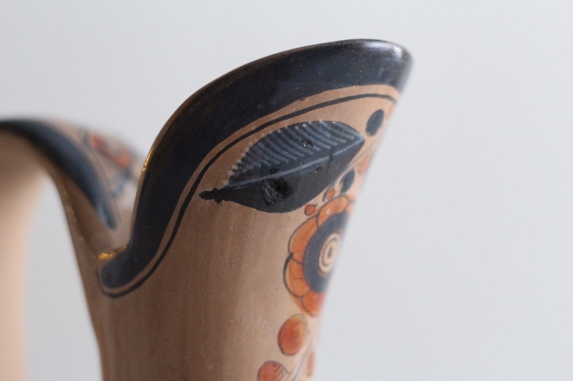 Vintage Mexico Pottery Pitcher / Mexico Pitcher Set / Pitcher - Etsy