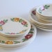 Shenandoah Ware Plates and Bowls/ Pottery Florals Serving Plates and ...