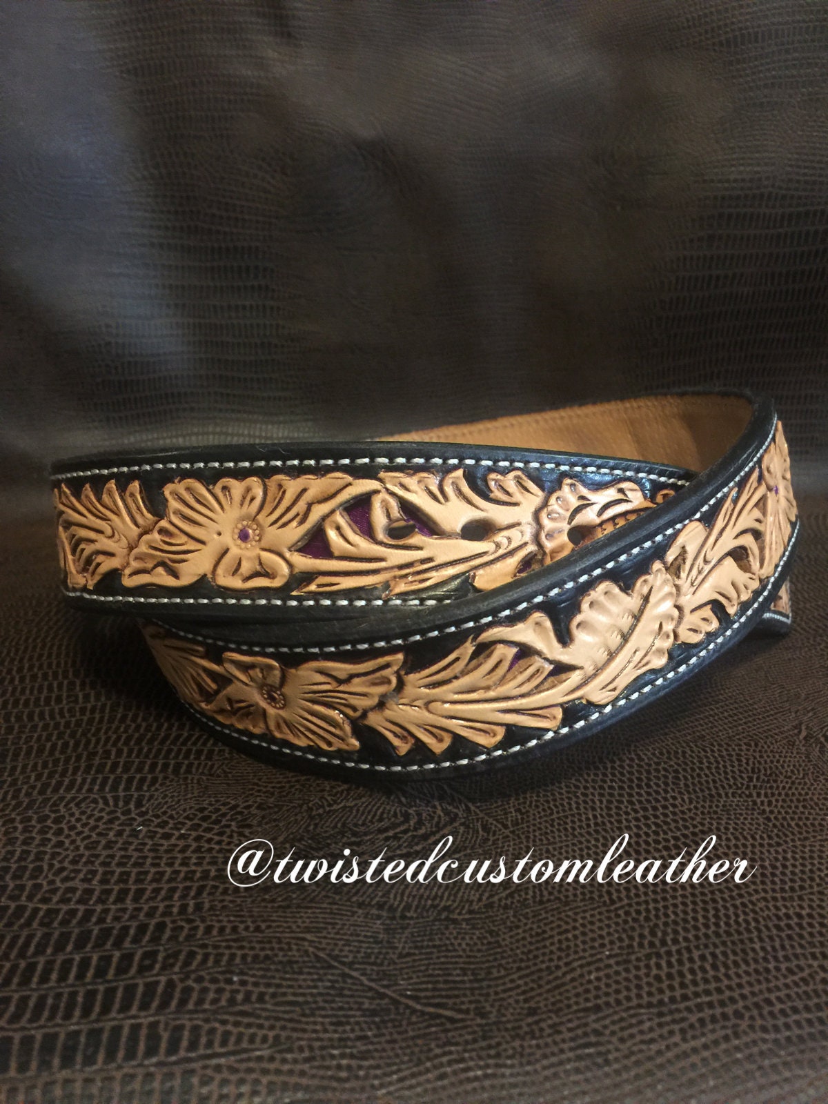 Custom Handmade Leather Belt - Etsy