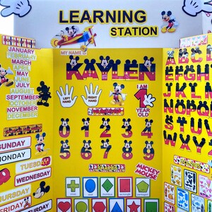 DIGITAL INSTANT Download Mickey Mouse Learning Station DIY Kit-learning ...