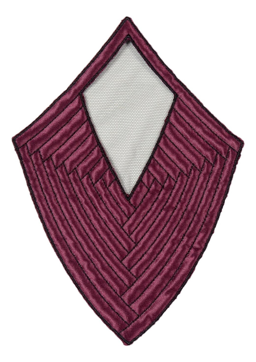 Large Embroidered Applique, Stripe, Lace Trim, Patches 3665. - Etsy