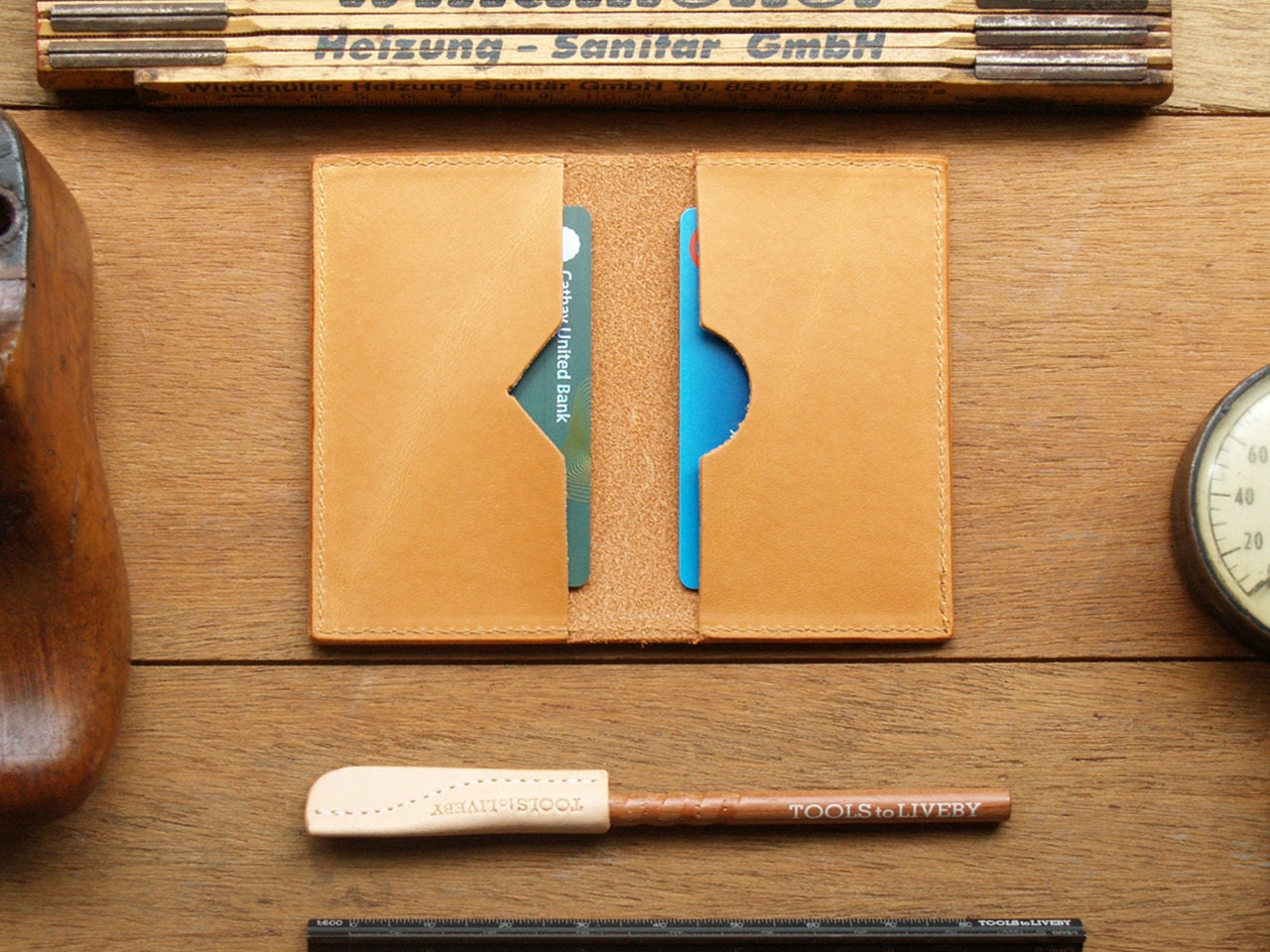 Leather Card Case, Leather Business Card Holder, Leather Credit Card ...