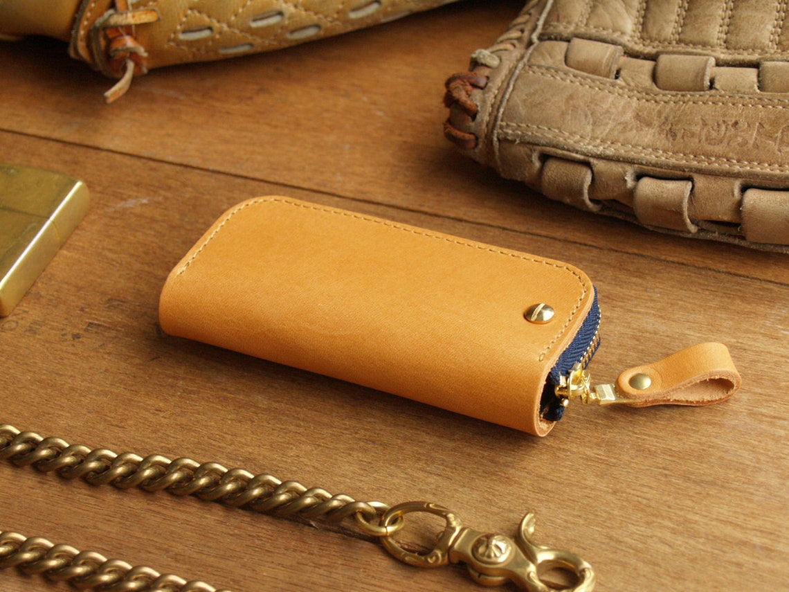 Leather Key Case Leather Key Purse Leather Key Holder - Etsy