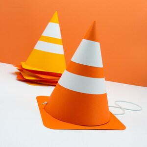 Construction Traffic Cone Party Hats - Etsy