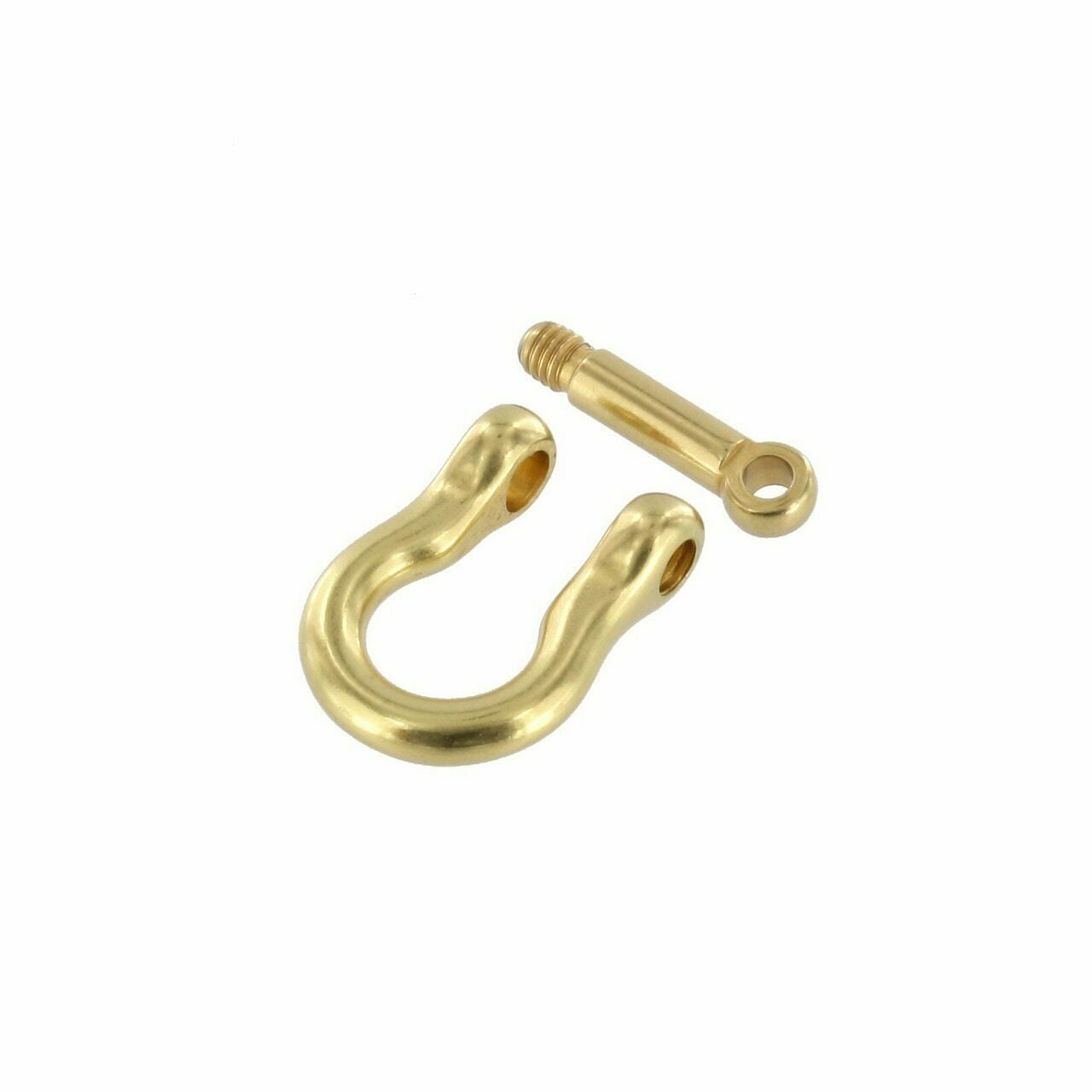 B7485 Natural Brass Shackle W/ Screw Pin Solid Brass-ll - Etsy