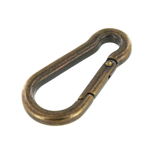 Brass Double Carabiner - Etsy UK