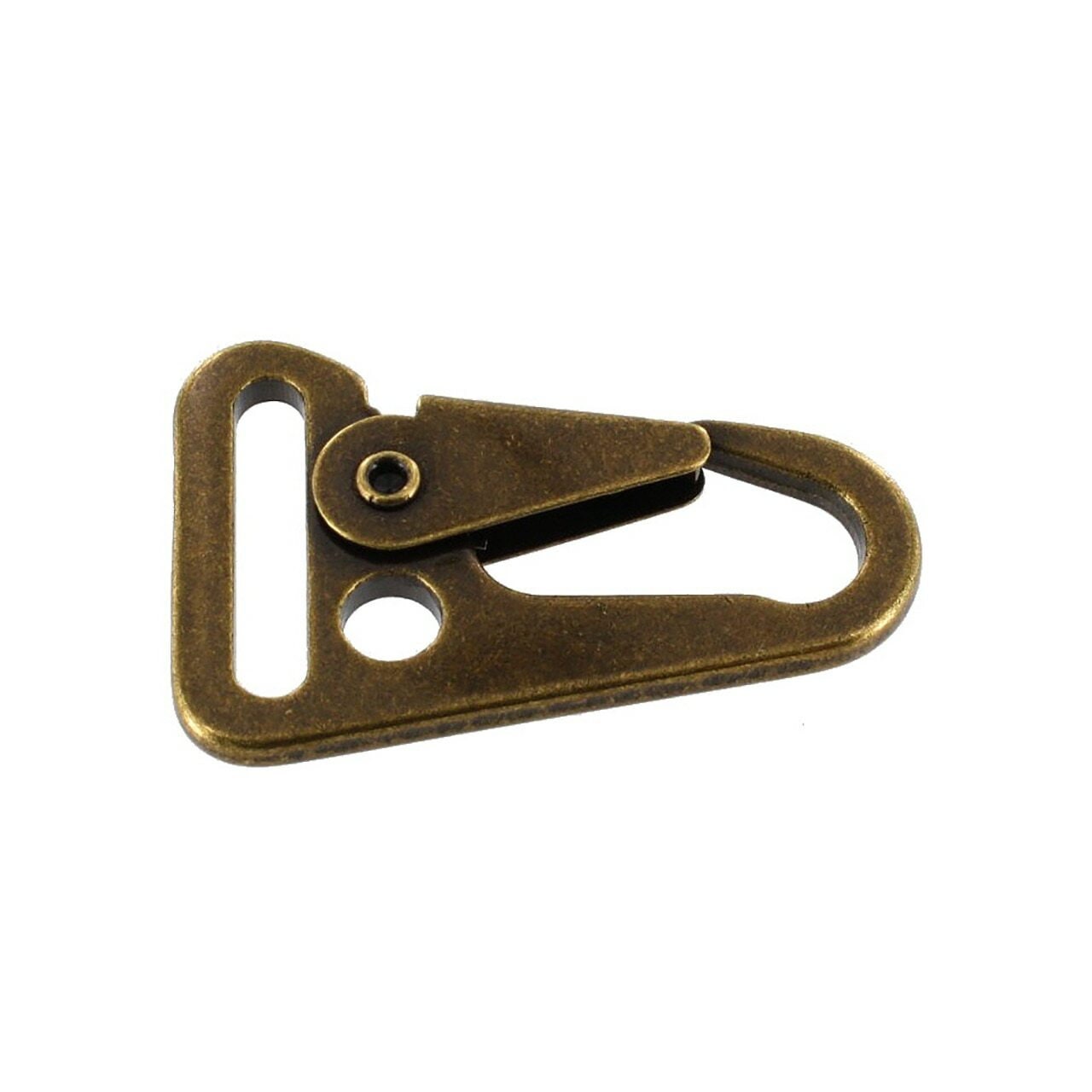 B7443 1" Antique Brass, Sling Lever Snap, Solid Iron - Etsy