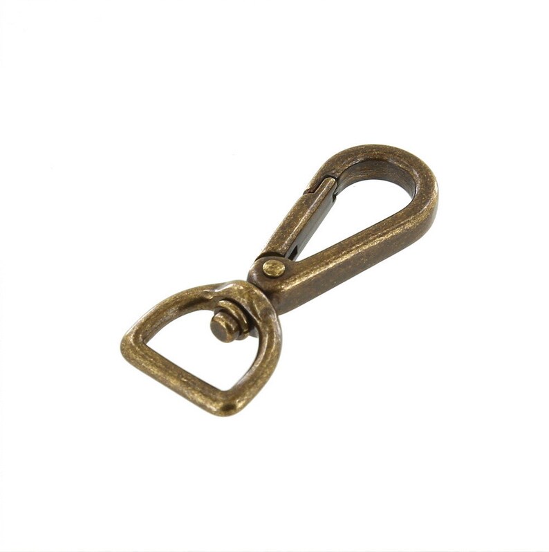 4000N 1/2" Antique Brass, Swivel Lever Snap, Solid Brass-ll - Etsy
