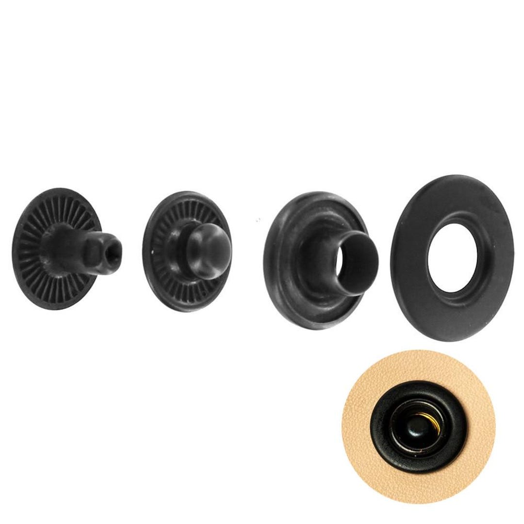 Open Hole Snap Fasteners, Black Matte, Solid Brass (50 Sets per Bag) - Etsy