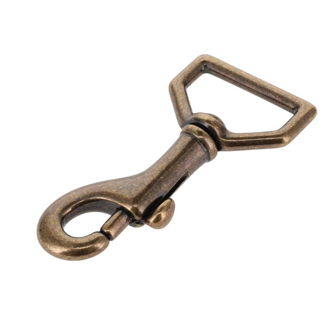 3001A Antique Brass, Swivel Bolt Snap, Solid Brass-ll, Multiple Sizes ...