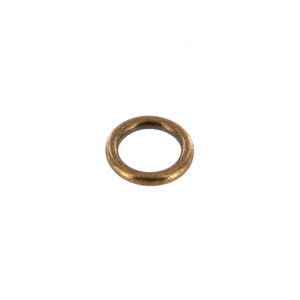 OR0 Antique Brass, Thick O-ring, Solid Brass-ll, Multiple Sizes - Etsy