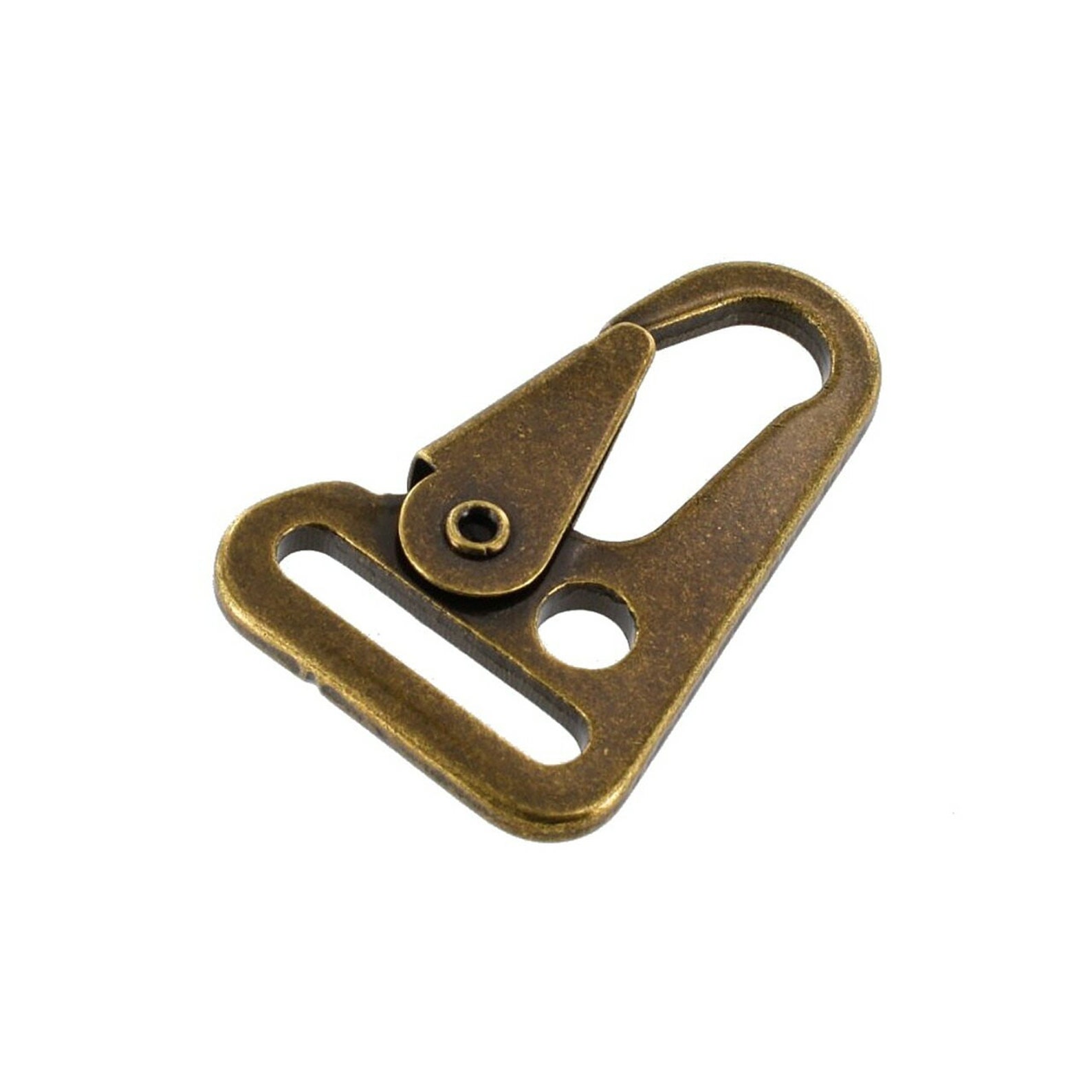 B7443 1 Antique Brass Sling Lever Snap Solid Iron - Etsy
