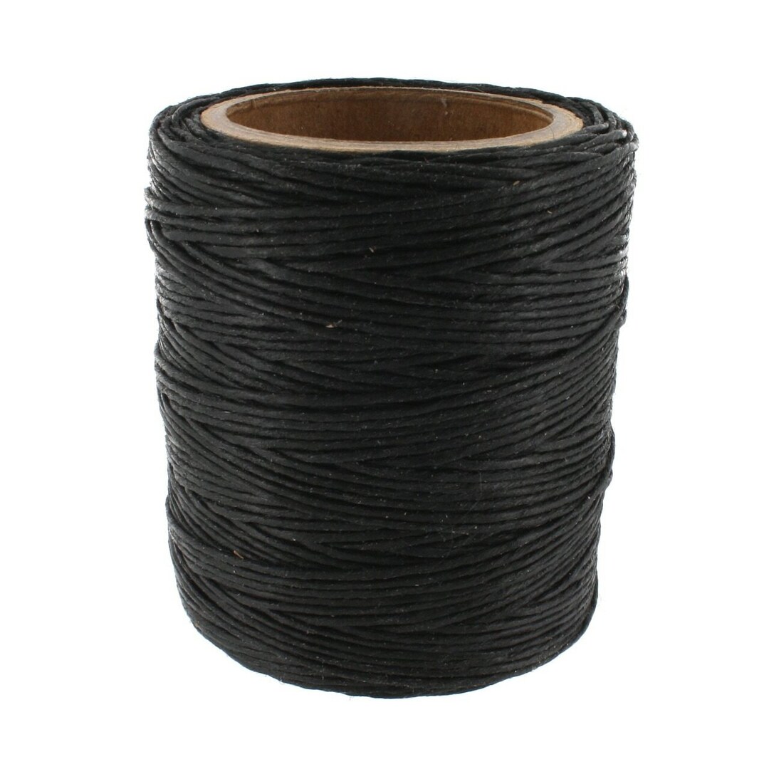 Maine Thread, Twisted Waxed Cord, 70 Yard Spool, Black - Etsy