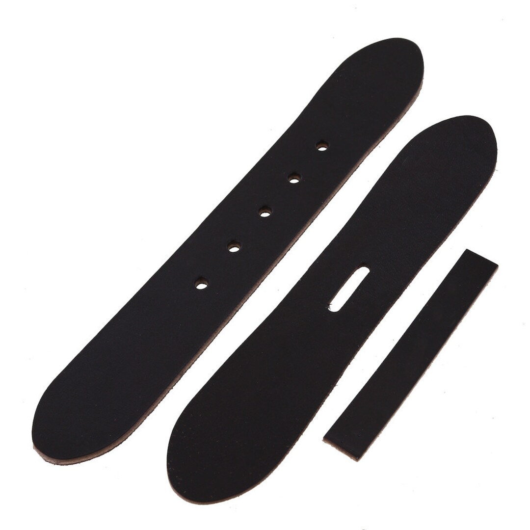 Wickett & Craig English Bridle Leather Belt Tab, Dark Brown, 1-1/4 ...