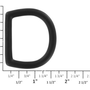 2011 PVD Black Matte, D-ring, Solid Brass-ll, Multiple Sizes - Etsy