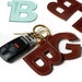Alphabet Keychain Leather Pattern, PDF Template - Etsy