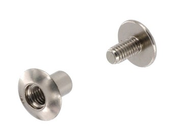 Chicago Screw / Screw Posts thread M4 Post Nickel Plated - Etsy