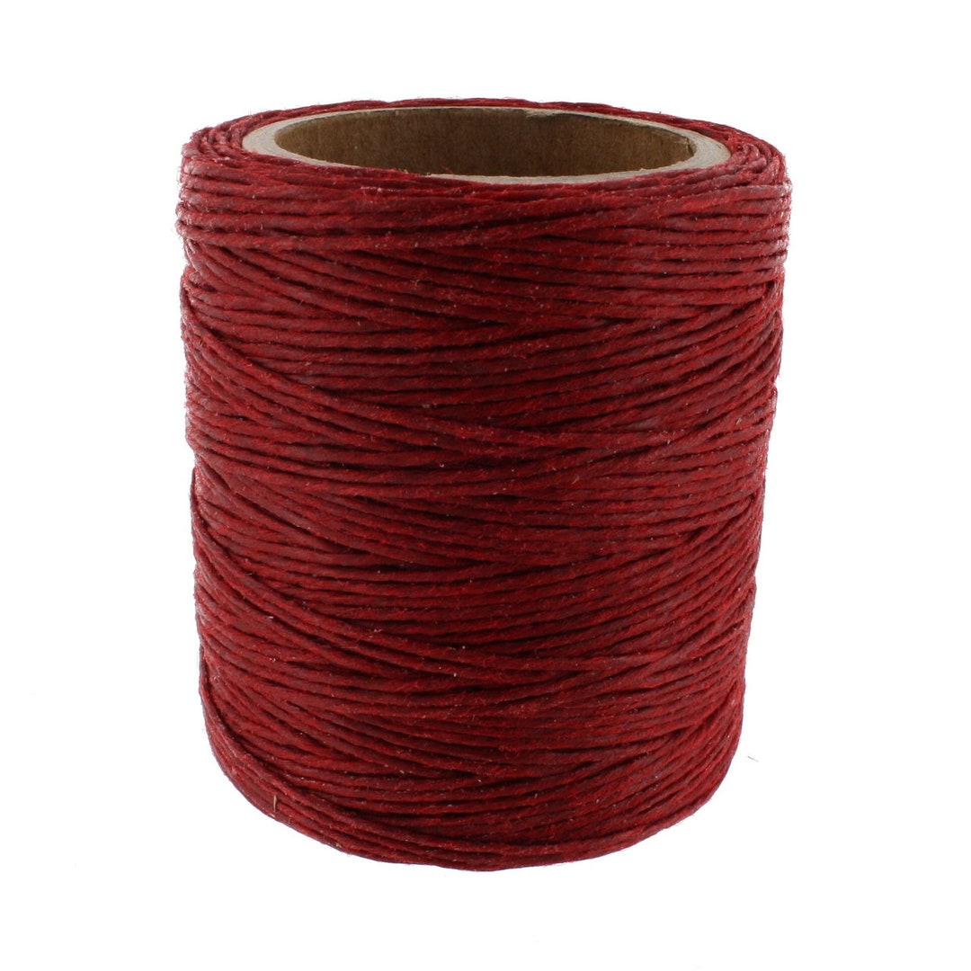 Maine Thread, Twisted Waxed Cord, 70 Yard Spool, Scarlet - Etsy