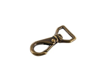 B7443 1 Antique Brass Sling Lever Snap Solid Iron - Etsy