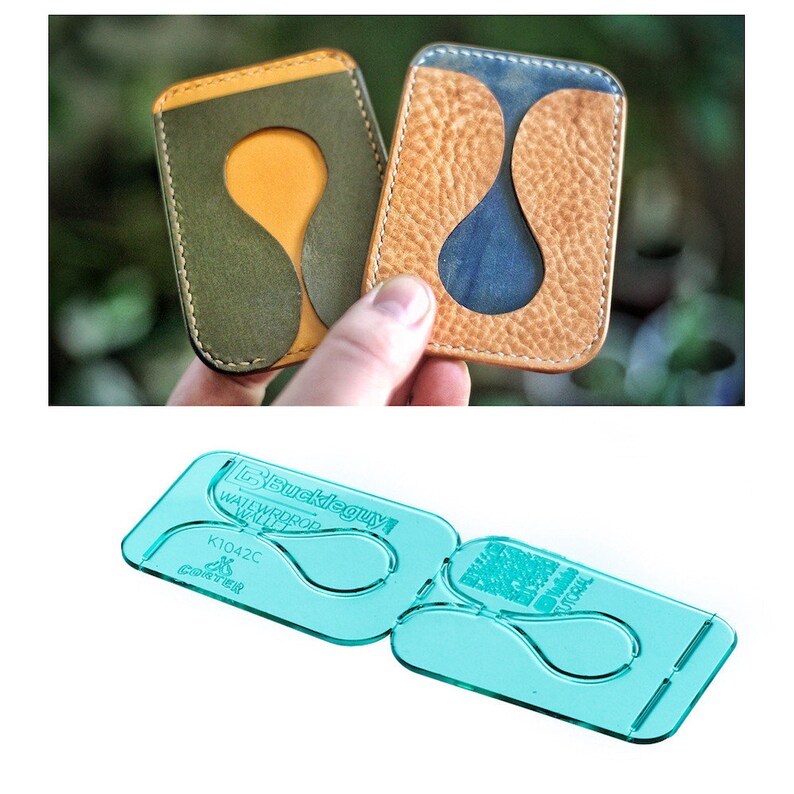 Corter Waterdrop Wallet, Acrylic Template - Etsy