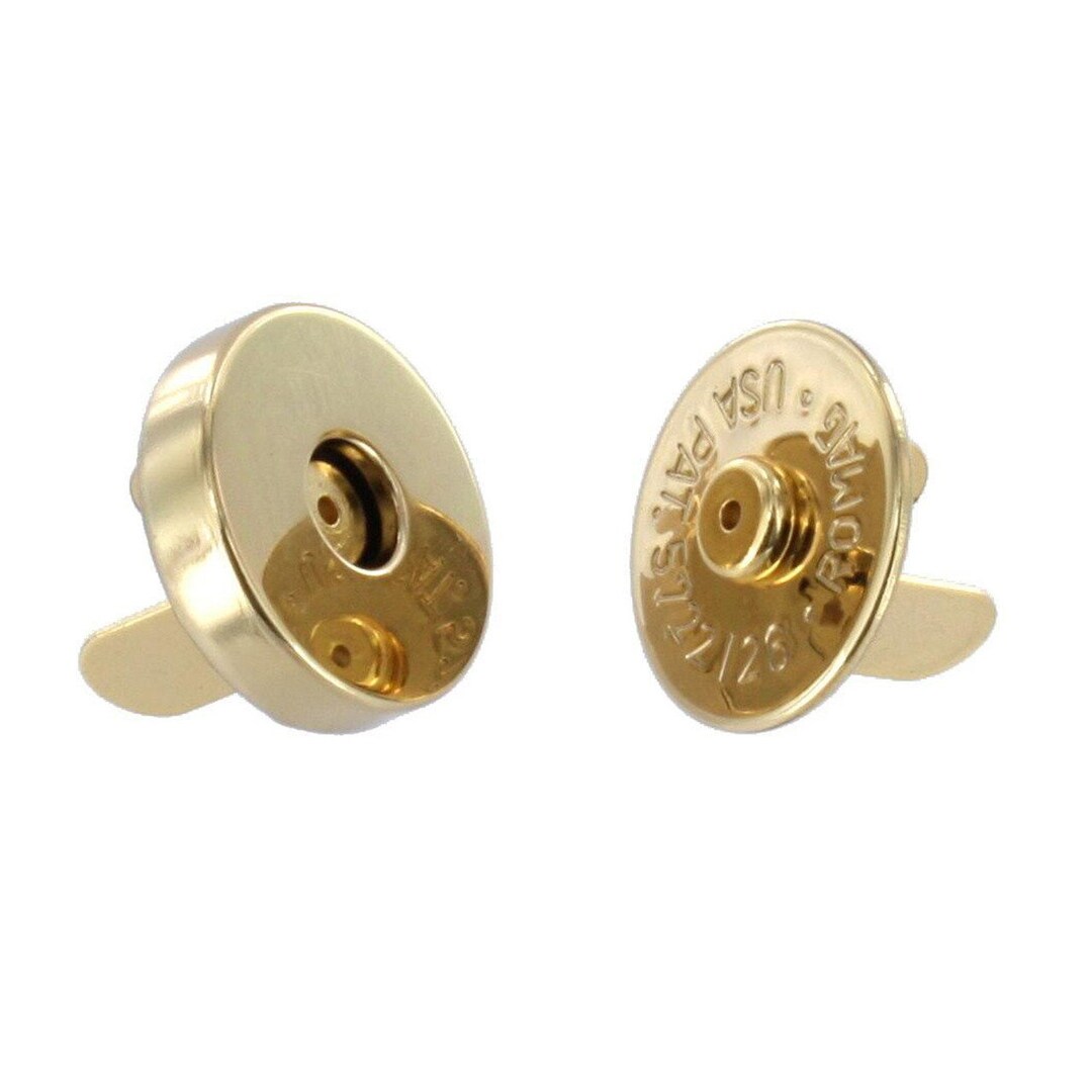 Round Magnetic Snap, 18mm Diameter, Gold Plated - Etsy