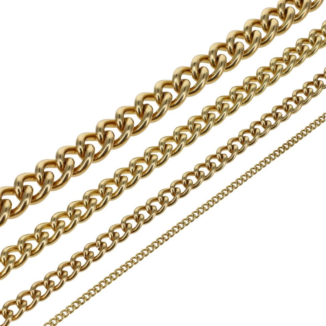 B8835 Natural Brass, Round Chain, Solid Brass-ll (36" Length) - Etsy