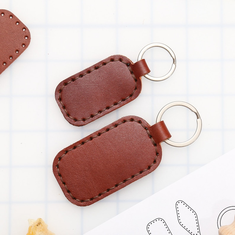 Key Fob Collection Leather Pattern PDF Template | Etsy