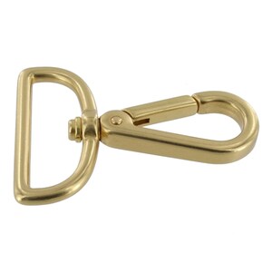 4005N 1 1/2" Natural Brass, Swivel Lever Snap, Solid Brass-ll - Etsy