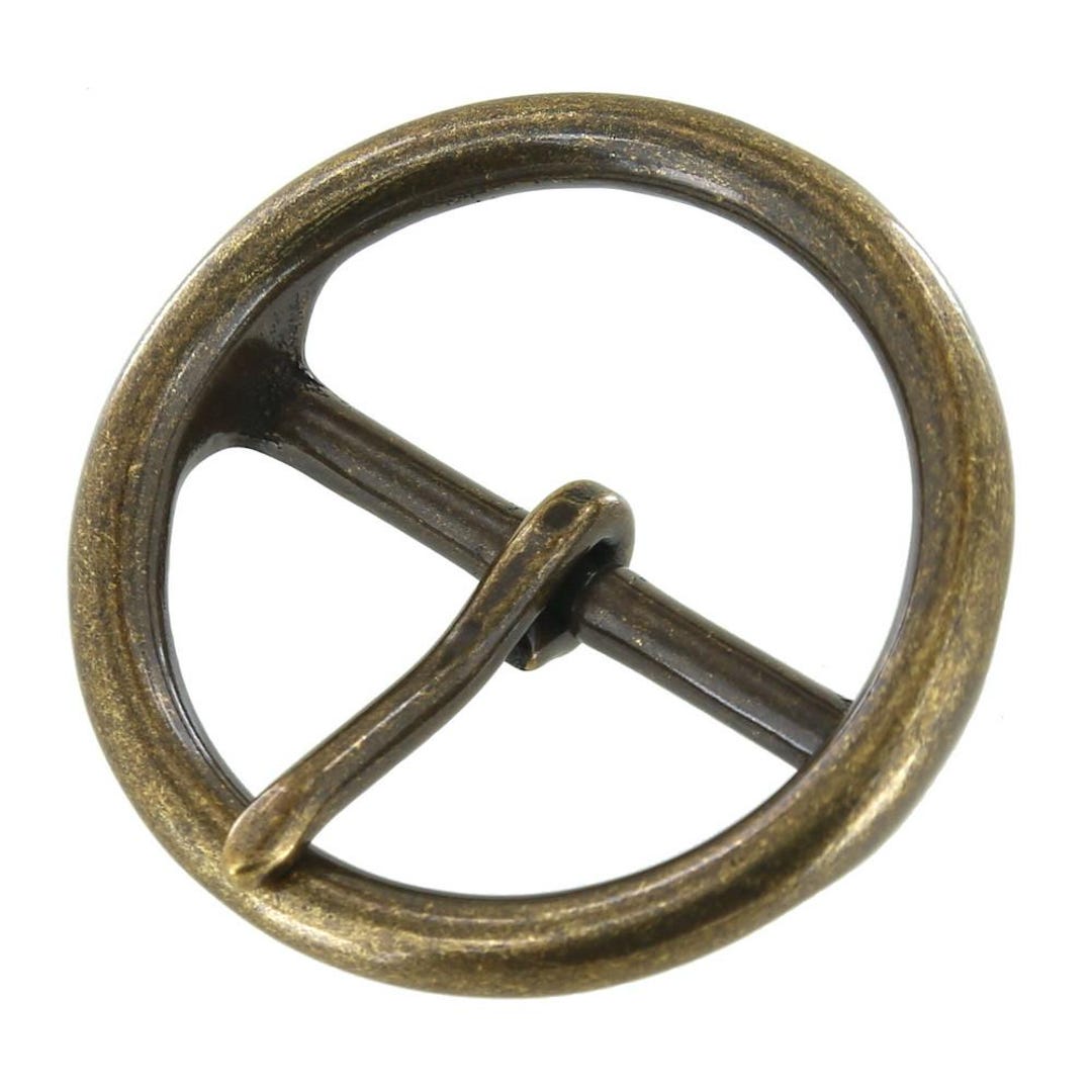B9779 1 1/2" Antique Brass, O-ring Center Bar Buckle, Solid Brass-ll - Etsy
