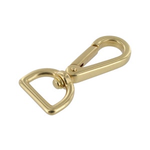 4005N Natural Brass, Swivel Lever Snap, Solid Brass-ll, Multiple Sizes ...