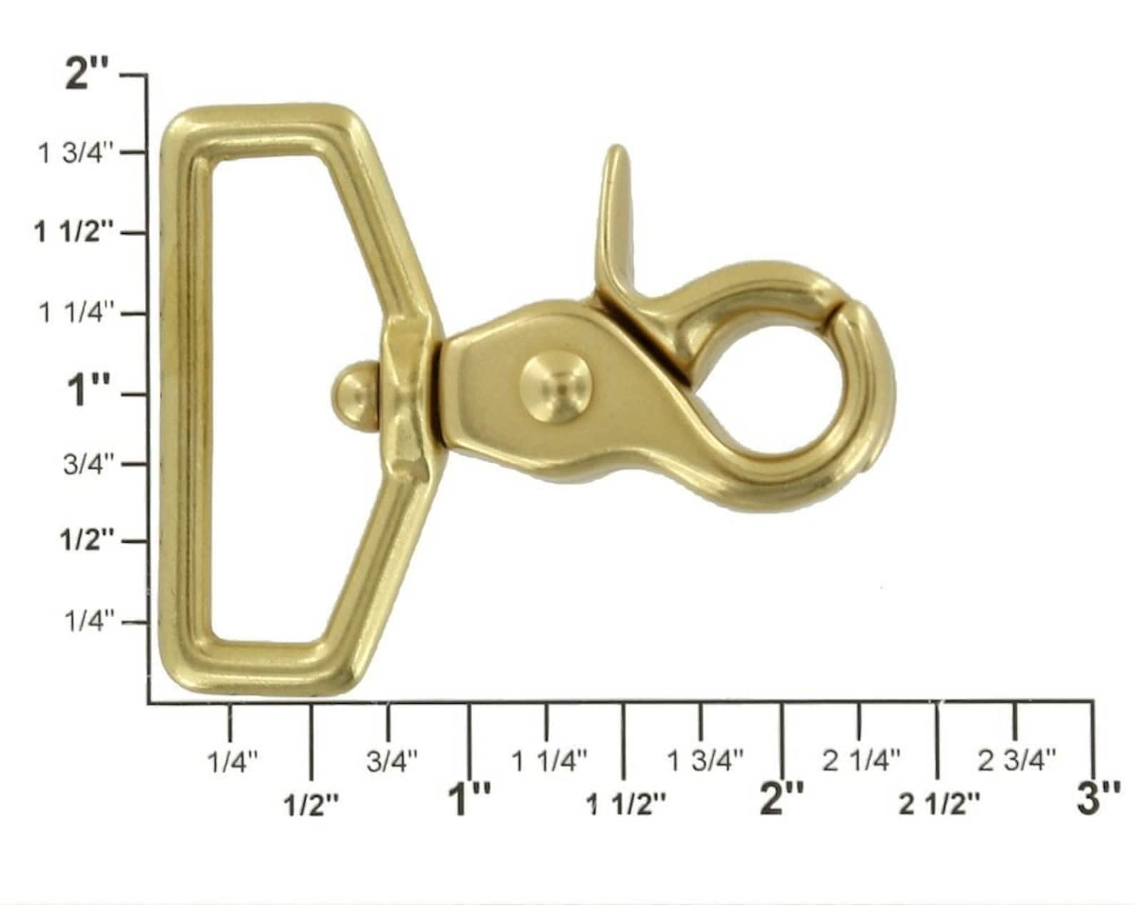 3002A 1 1/4 Natural Brass Swivel Trigger Snap Solid - Etsy