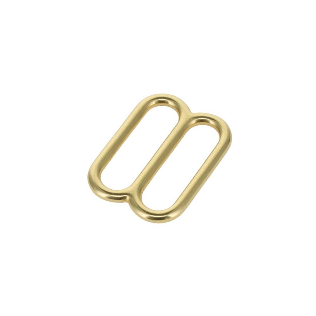 2022 1" Natural Brass, Thin Double Loop, Solid Brass-ll - Etsy