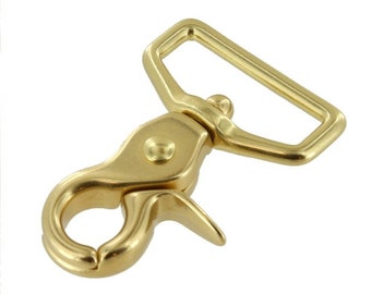 B7443 1 Antique Brass Sling Lever Snap Solid Iron - Etsy