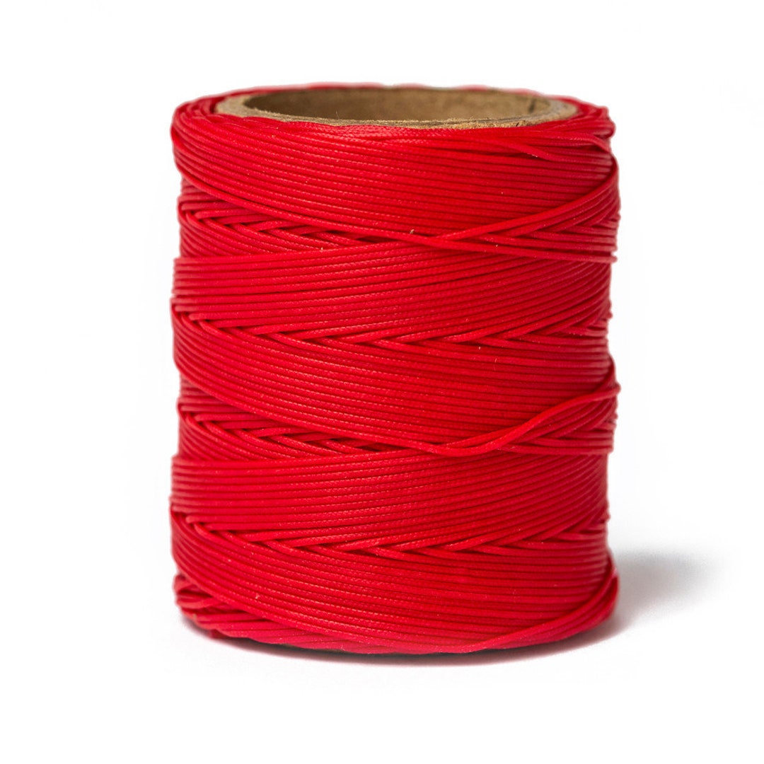 Maine Thread Braided Waxed Cord 70 Yard Spool Fireball - Etsy